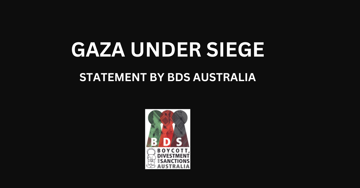 News | Boycott, Divestment and Sanctions Australia (BDS Australia)